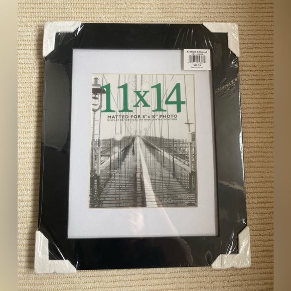 Bed Bath & Beyond | Wall Decor | Nwt 1x14 Black Picture Frame For 8 X ...